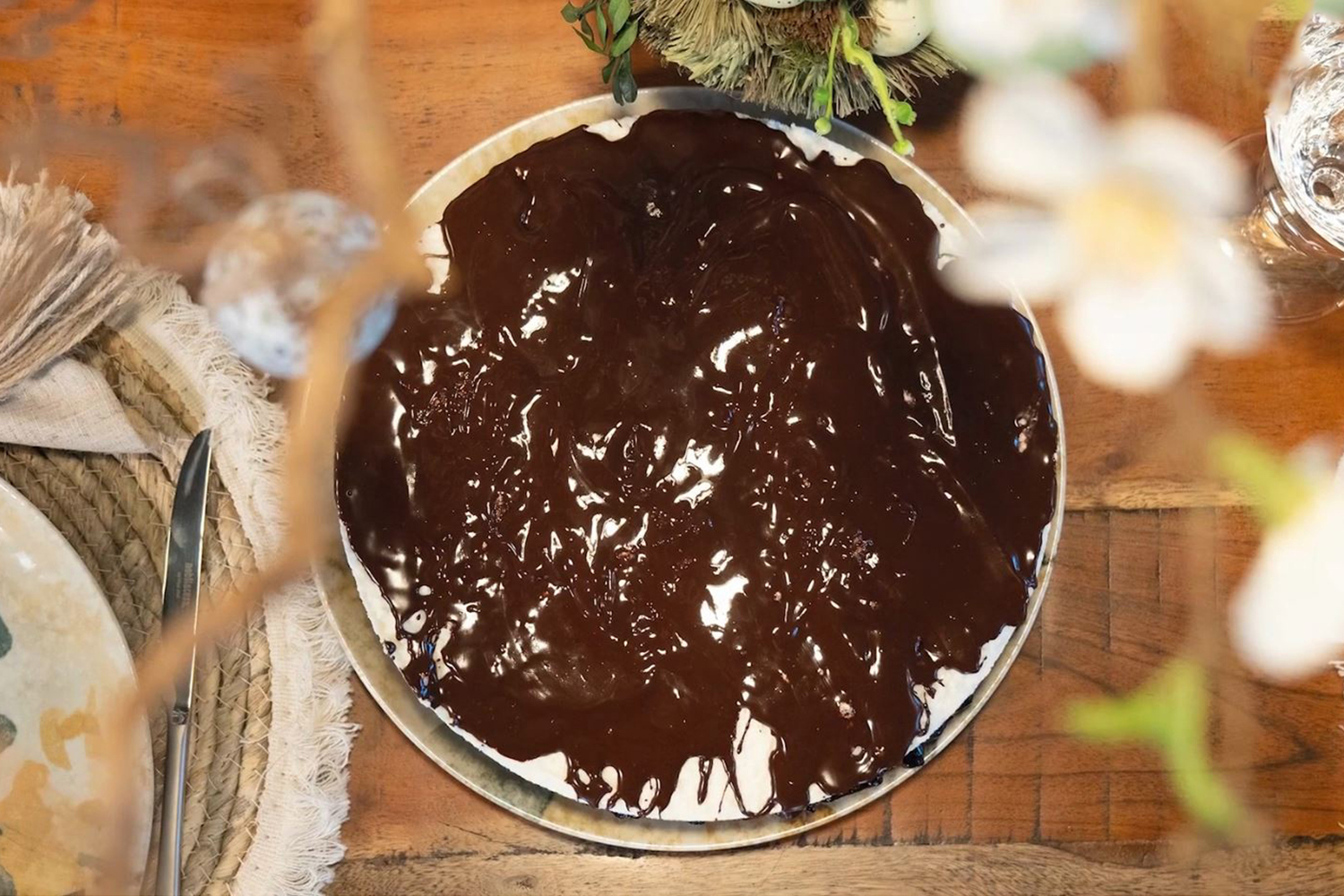 Prajitura cu branza de vaci si gem de afine - Retete din Transilvania